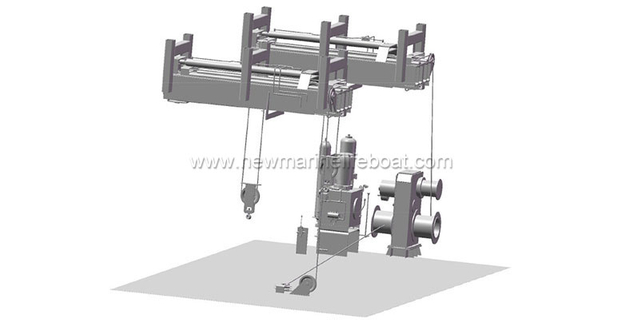 China Hydraulic Telescopic Davit | Davit Manufacturer - New Marine